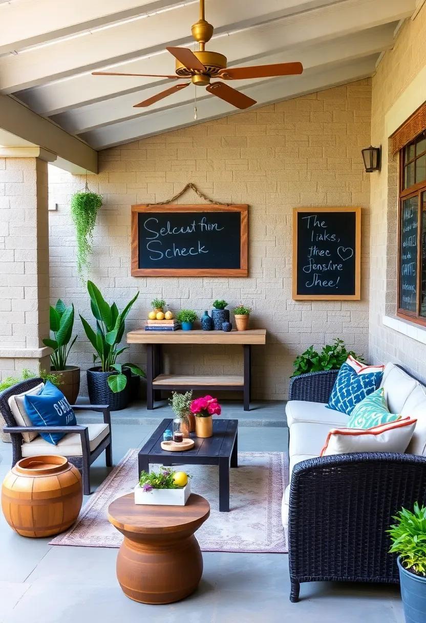 23 Inspiring Patio Decor Ideas Using Outdoor Chalkboards to Elevate ...