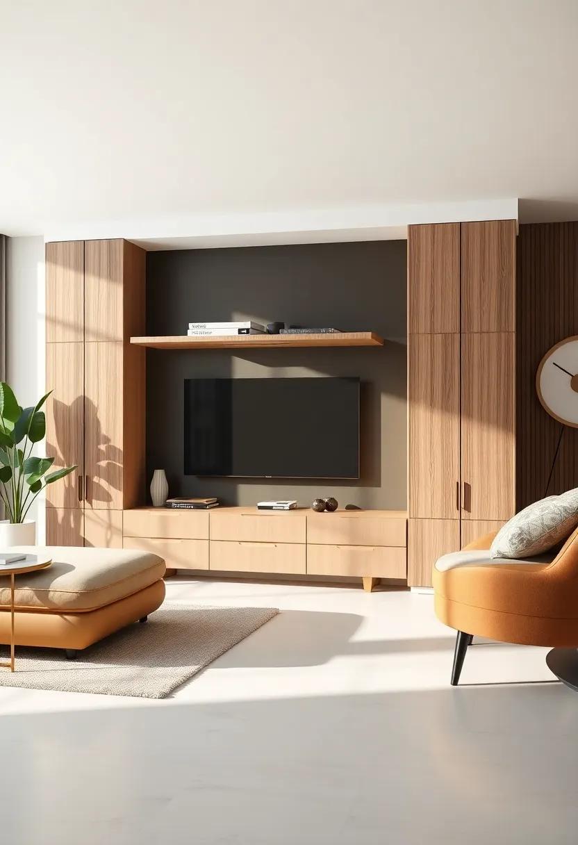 Elegant Harmony: Discover Striking Contrasting Finishes in Living Room ...