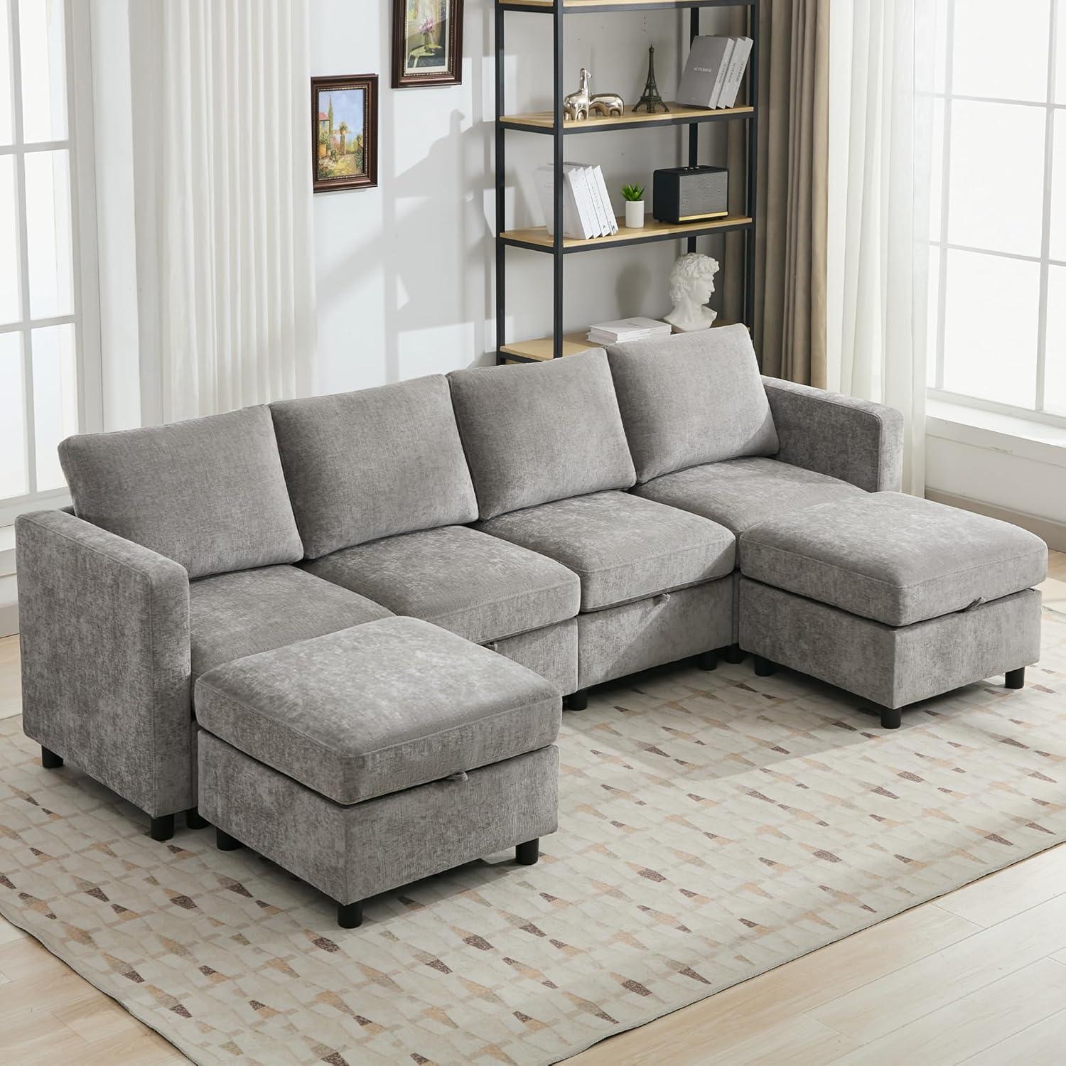 Modular U-Shaped Sofa: Transform Your Living Space with Style & Comfort