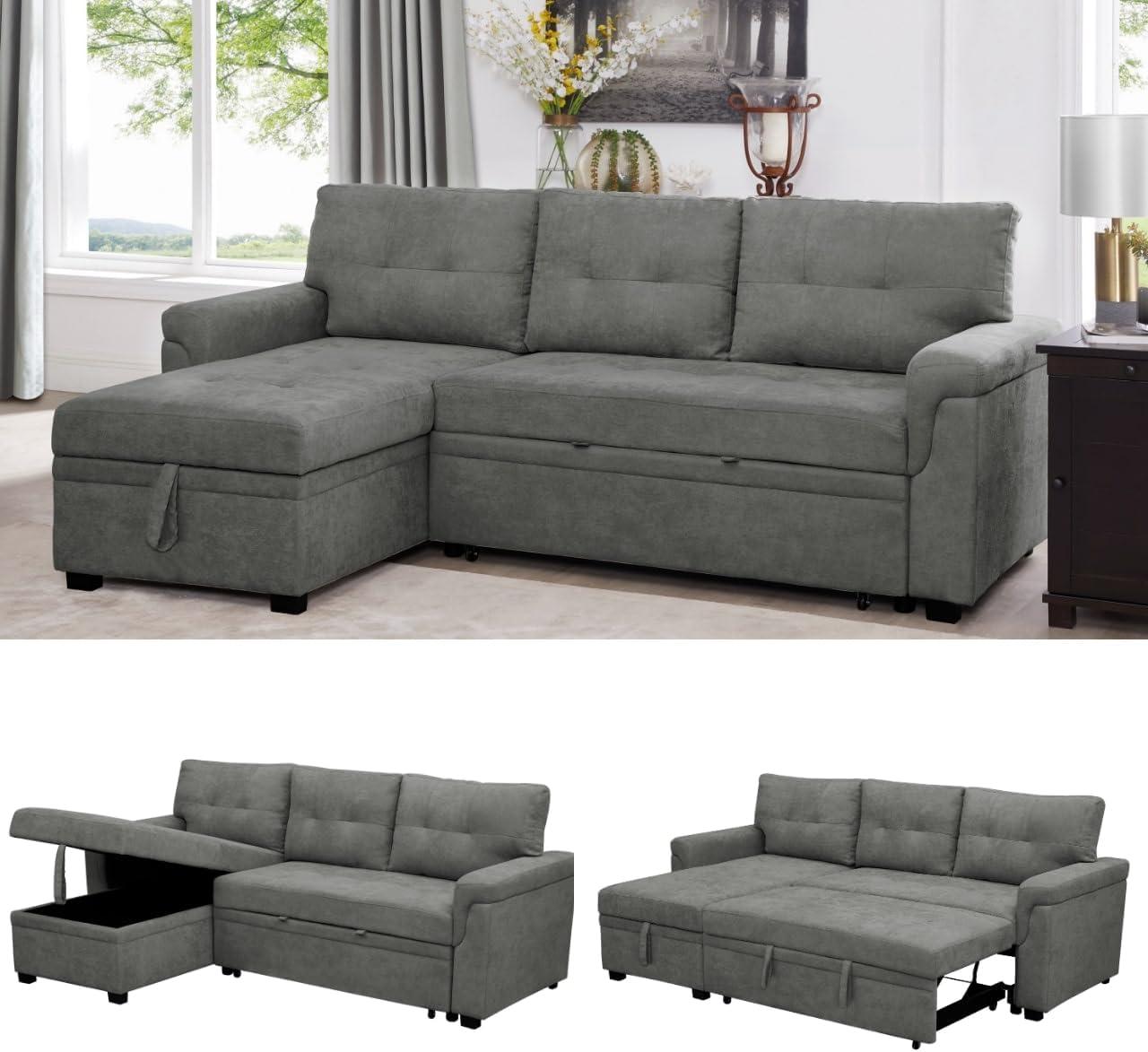 Transform Your Space with Naomi Home's Sleeper Sectional | Our ...