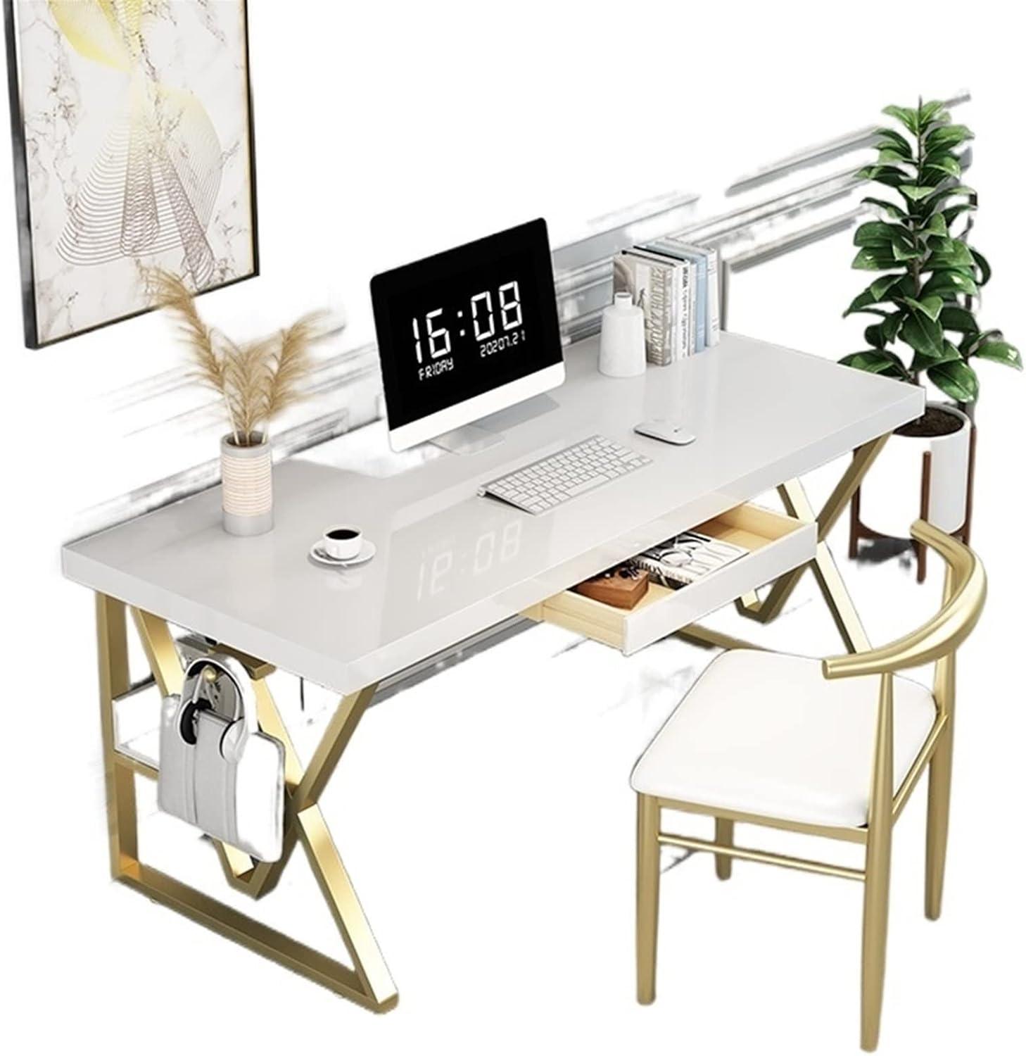 Spacious White Computer Desk Review | Perfect for Every Home Office