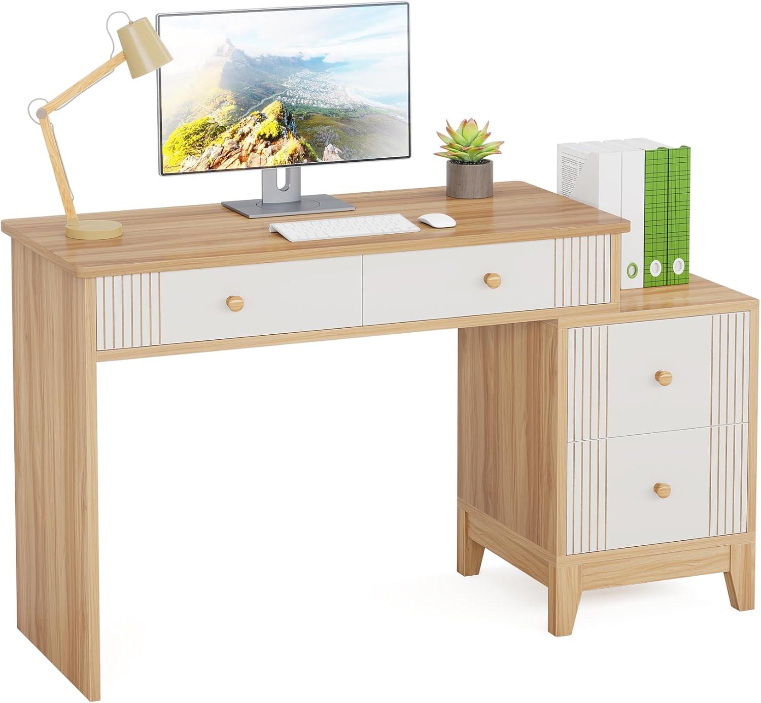 Tribesigns 51-Inch Desk with Storage Drawers Review - Honest Pros & Cons