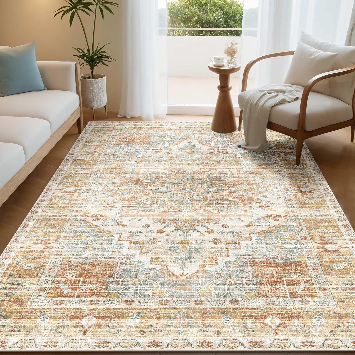Kokia Washable Boho Rug Review: Stylish & Practical Home Decor Choice