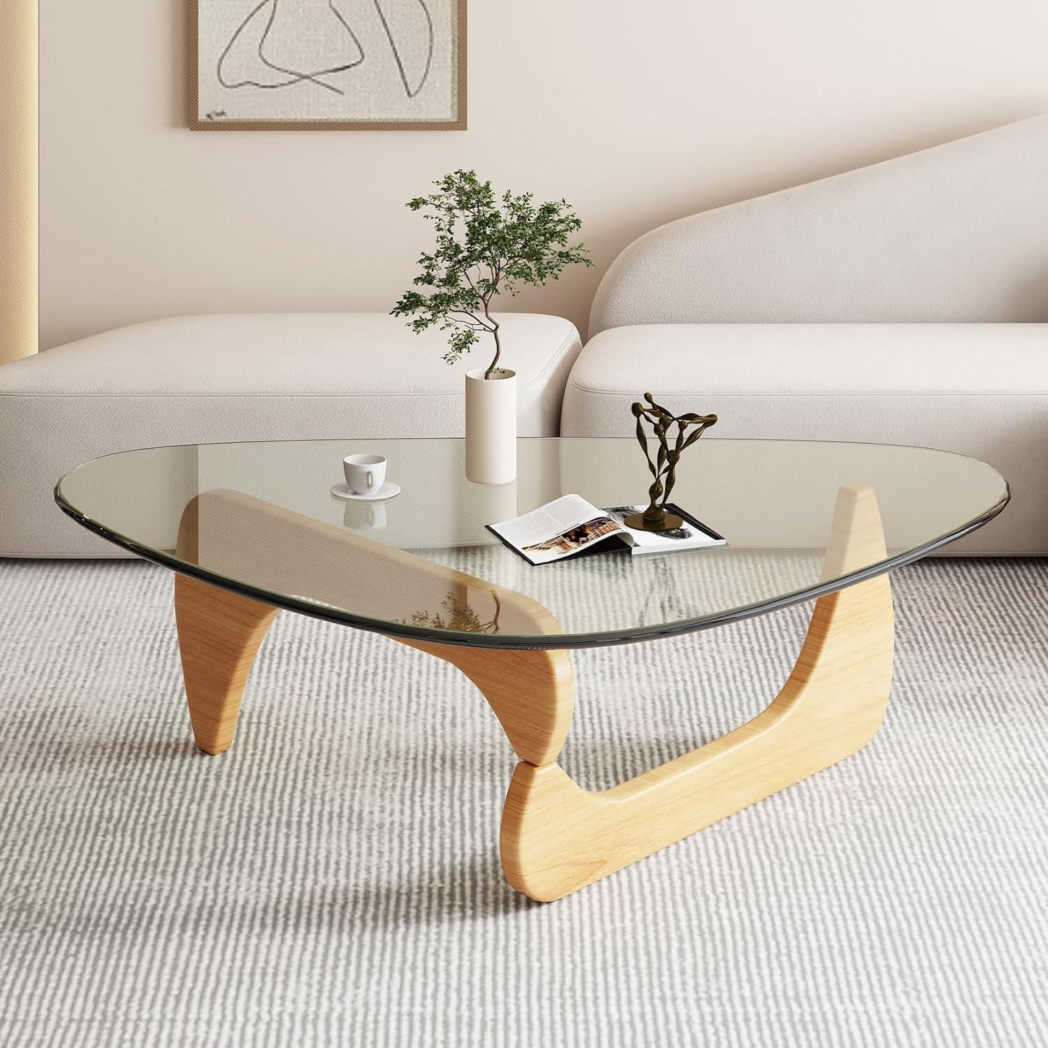 Mid-Century Triangle Coffee Table Review: Style vs. Stability Insights