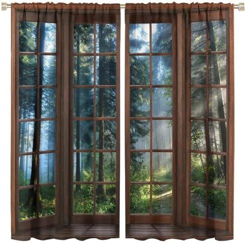 Transforming Our Space: The Charm of Misty Forest Curtains - YONOHOME