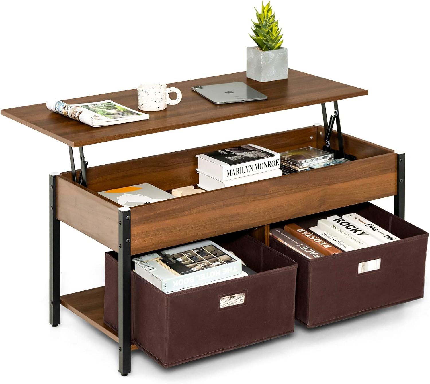 Why We Appreciate the Tangkula Lift Top Coffee Table's Smart Design ...