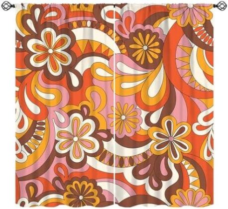 Transform Our Spaces: A Review of Retro Floral Curtains - YONOHOME