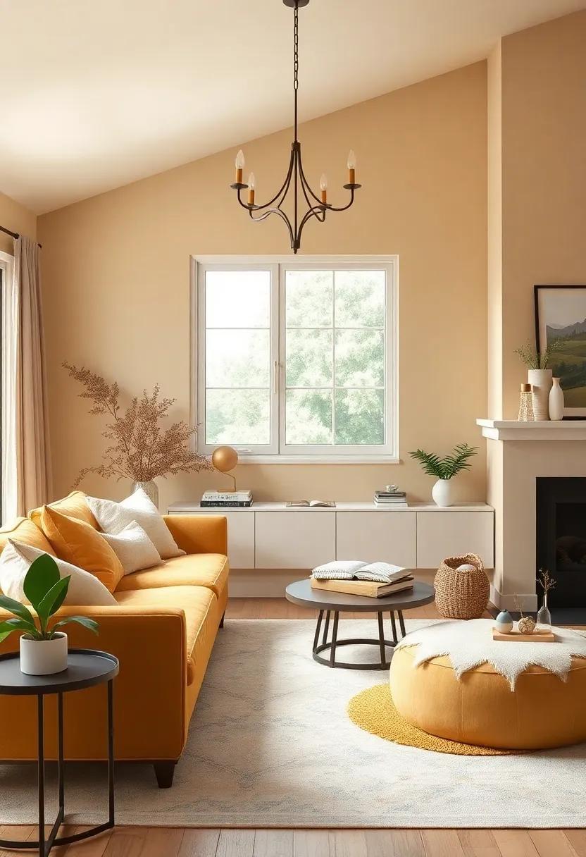 Embrace Serenity: Create Cozy Living Spaces with Muted Mustard and ...