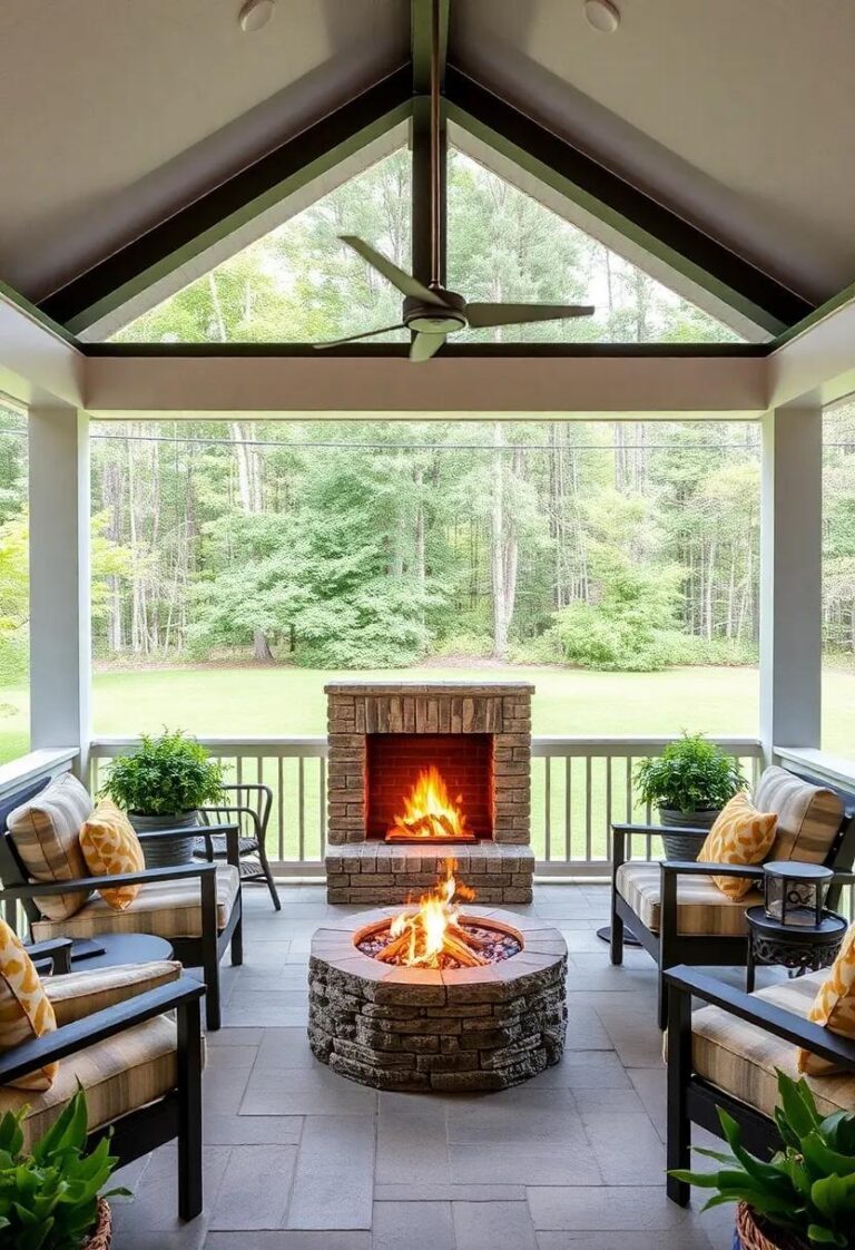 Cozy Up with Screened Porch Fire Pits & Chimineas: Enhance Your Outdoor ...