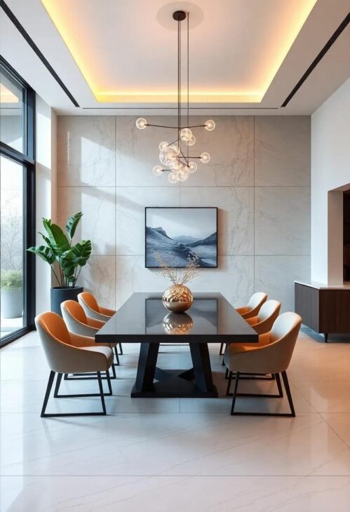Elevate Your Home: Stunning High-End Contemporary Dining Room Designs
