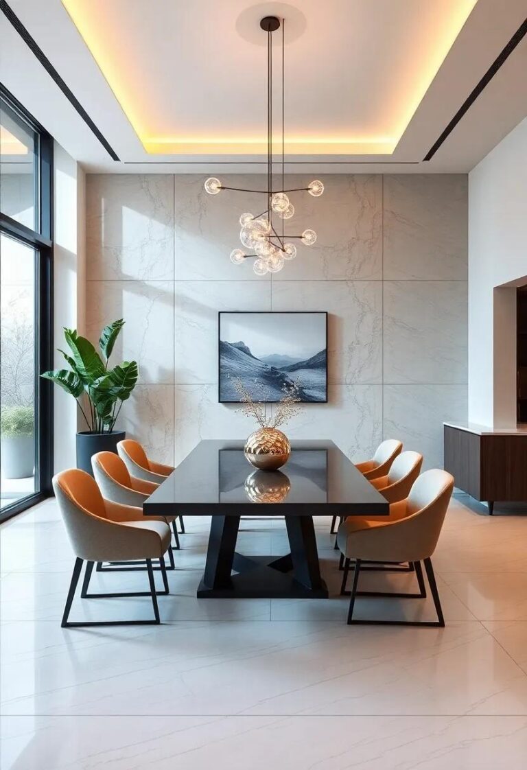 Elevate Your Home: Stunning High-End Contemporary Dining Room Designs