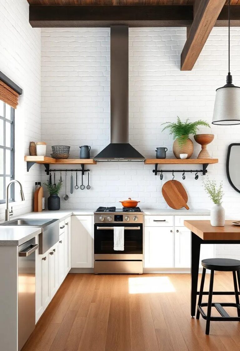 29 Inspiring Elements for an Industrial Farmhouse Kitchen: Style Meets ...