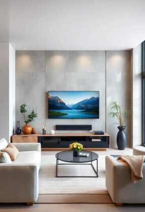 26 Stunning Contemporary Glass TV Units for Modern Living Spaces ...