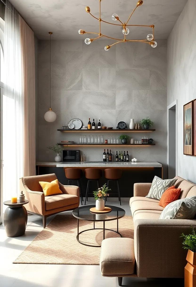 25 Chic Small Living Room Bar Ideas | Modern Style for Tight Spaces