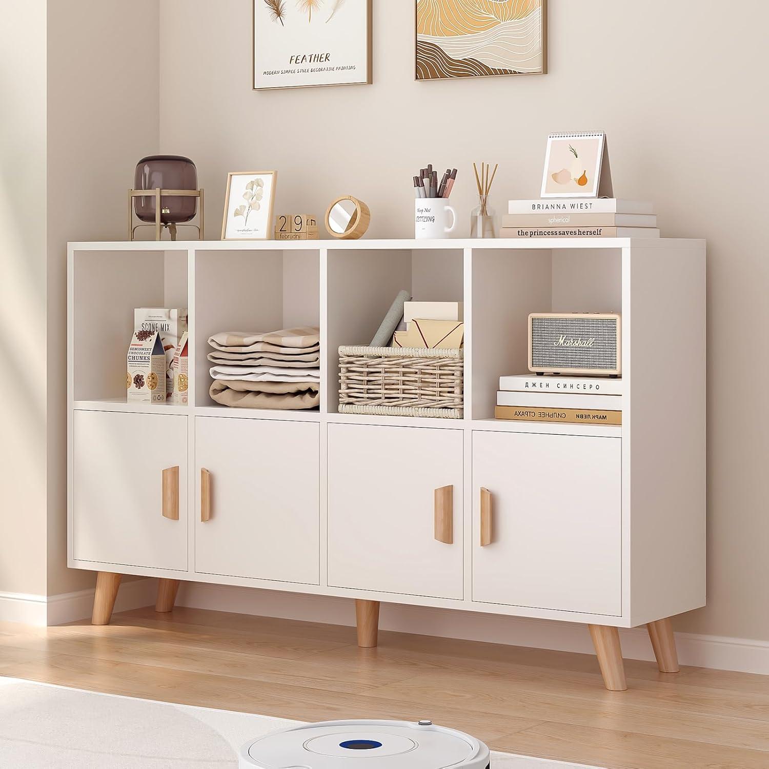 Why We Appreciate the Cubby Shelf Bookcase with Doors | Benefits ...