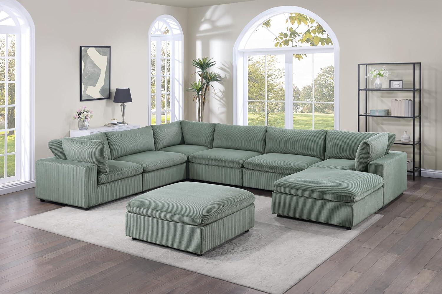 Cozy Living: Transform Your Space with the Sage Modular Sectional Set