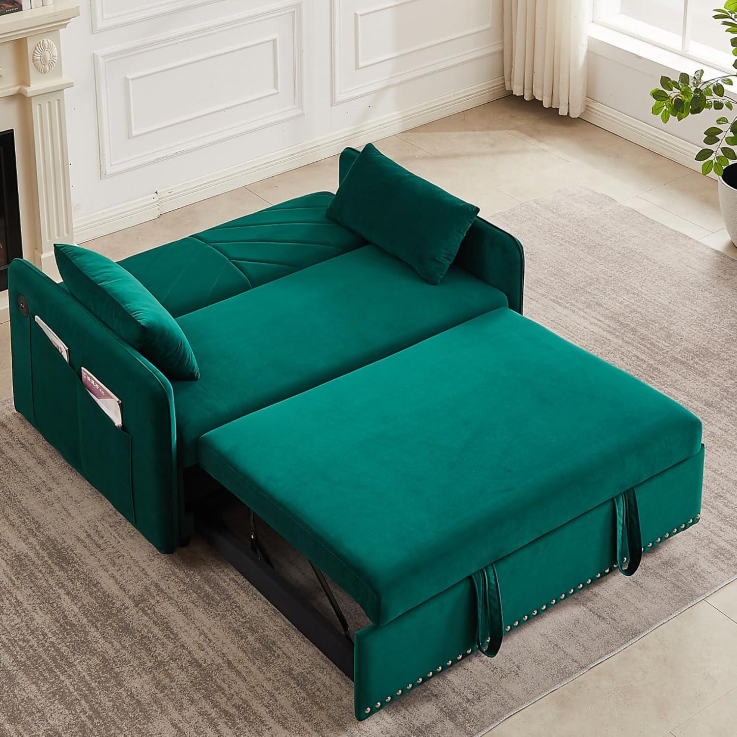 Velvet Lounge Sleeper Sofa Review: Comfort Meets Innovative Design