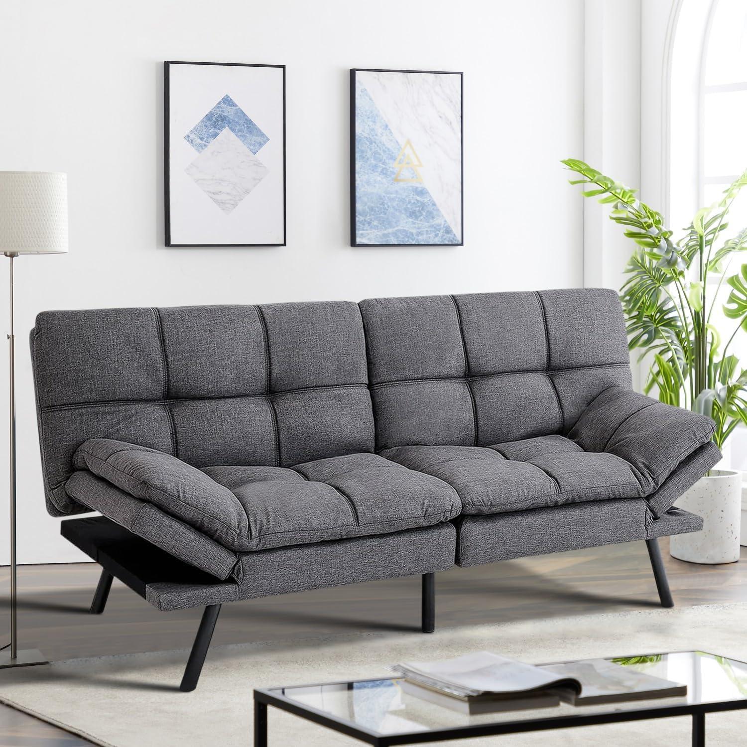 Comfort & Style with MUUEGM Memory Foam Futon | Our Honest Review