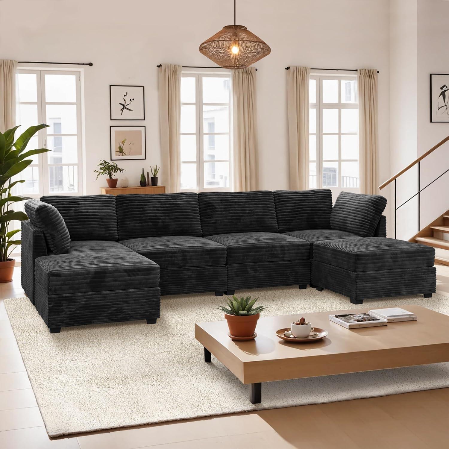 Discovering Comfort Together | Review of Plush Modular Sofa Set