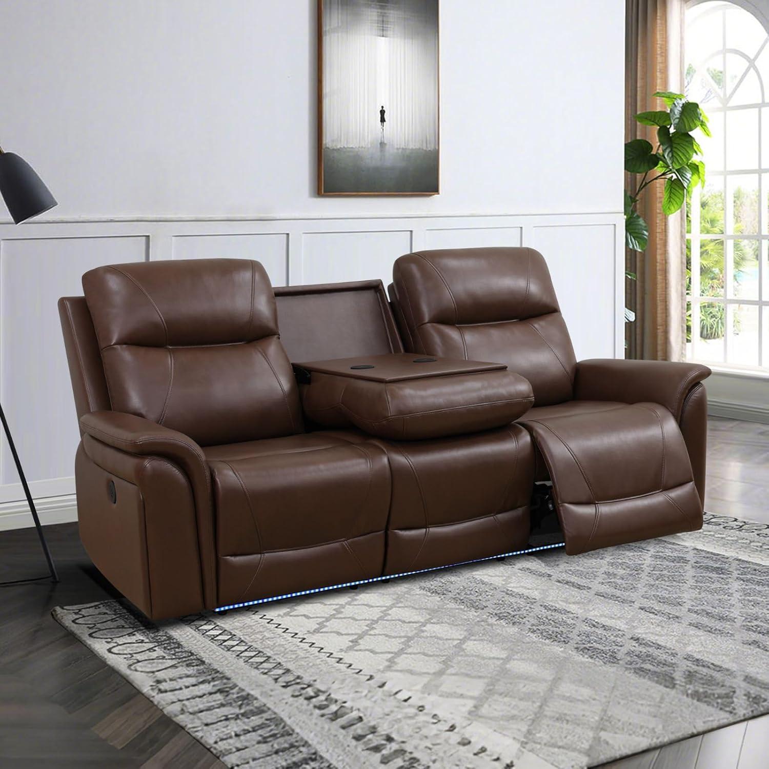 Breathing Leather Power Recliner Sofa Set Review | Our Honest Take