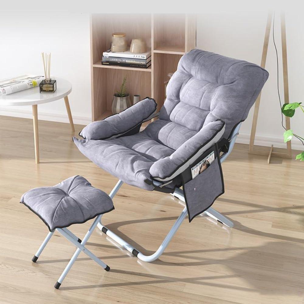 Foldable Reading Chair with Ottoman Review | Honest Comfort Insights