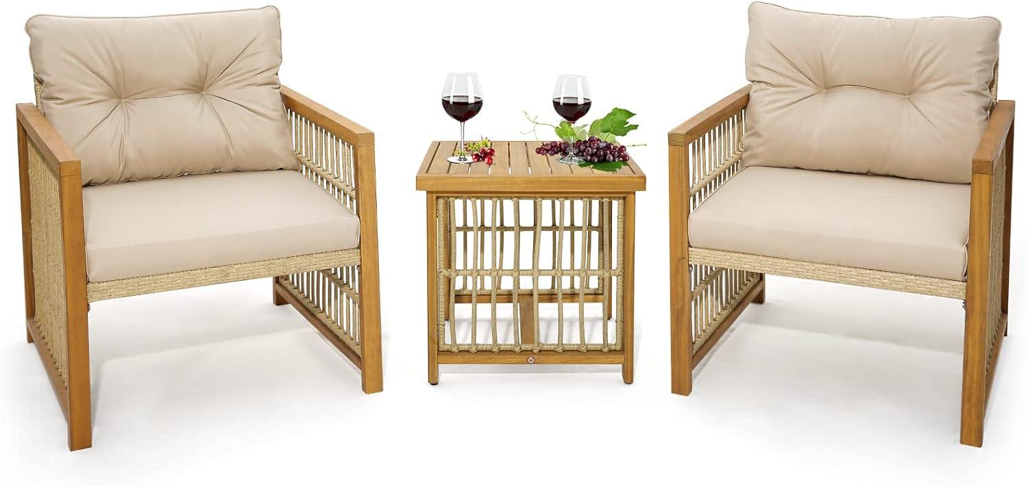 Tangkula 3-Piece Patio Bistro Set Review - Our Honest Take & Buyer's Guide