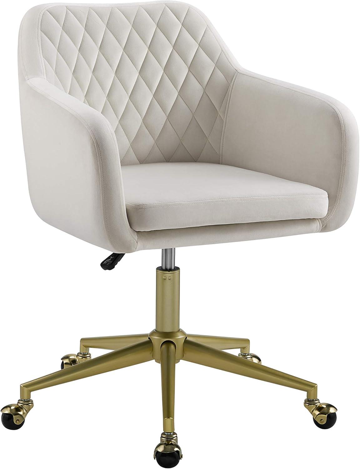 Linon White Quilted Brooklyn Office Chair Review | Our Honest Take