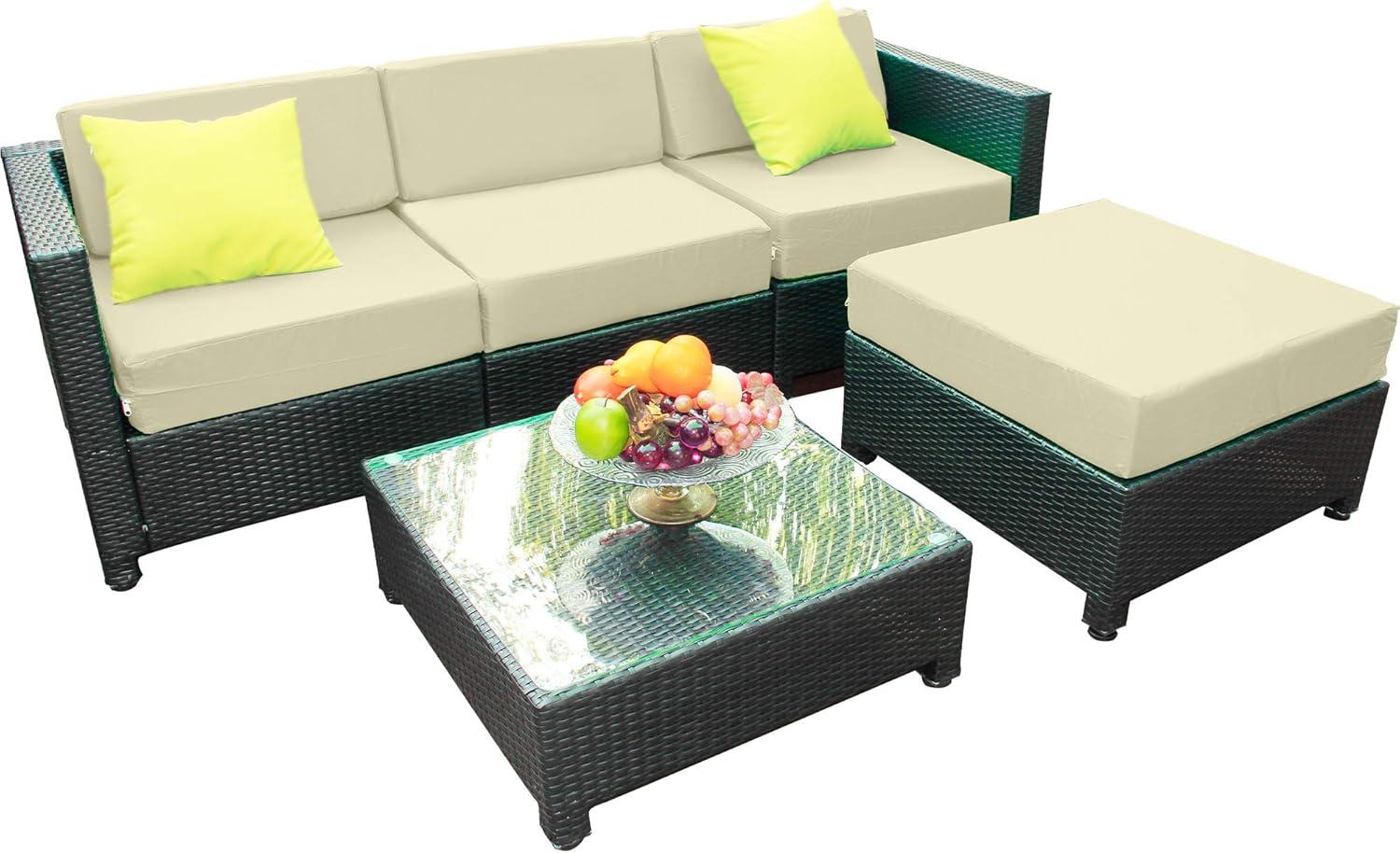 Creating Cozy Outdoor Vibes with the MCombo Deluxe Sofa Set - YONOHOME