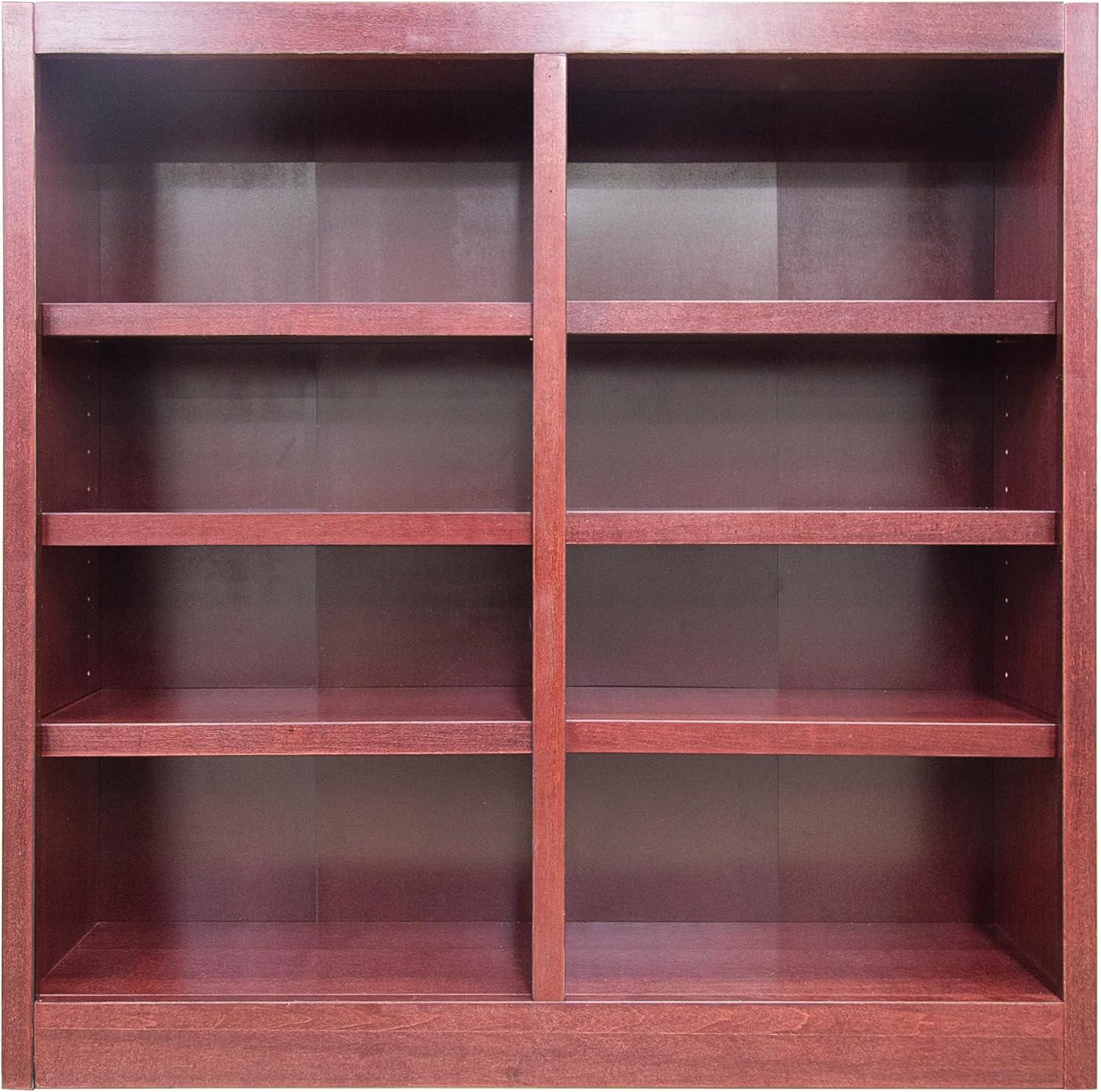 Traditional 48" Cherry Bookcase: Charm & Strength Uncovered