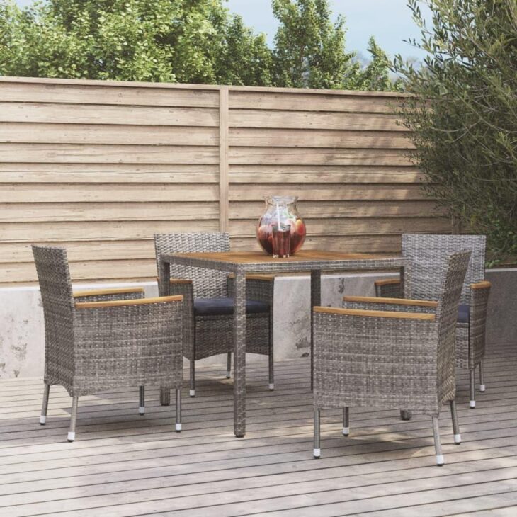 Stylish 5-Piece Patio Set | Elevate Your Outdoor Dining Experience