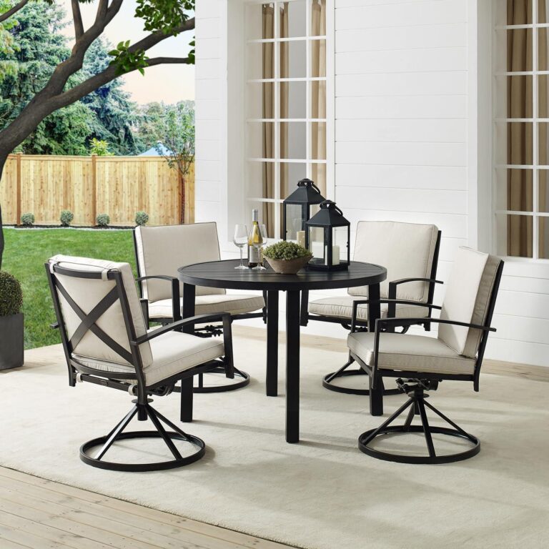 Maykoosh 5-Piece Patio Set: Stylish & Comfortable Outdoor Gathering ...