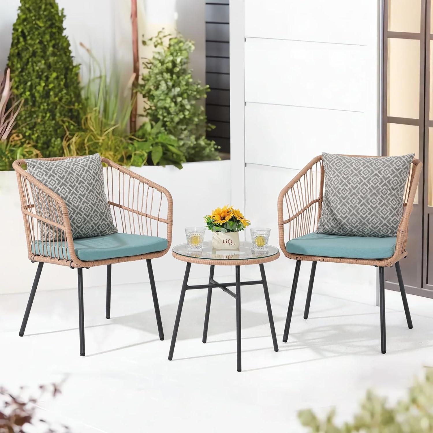 Relaxing Outdoors with the OC Orange-Casual 3-Piece Bistro Set ...